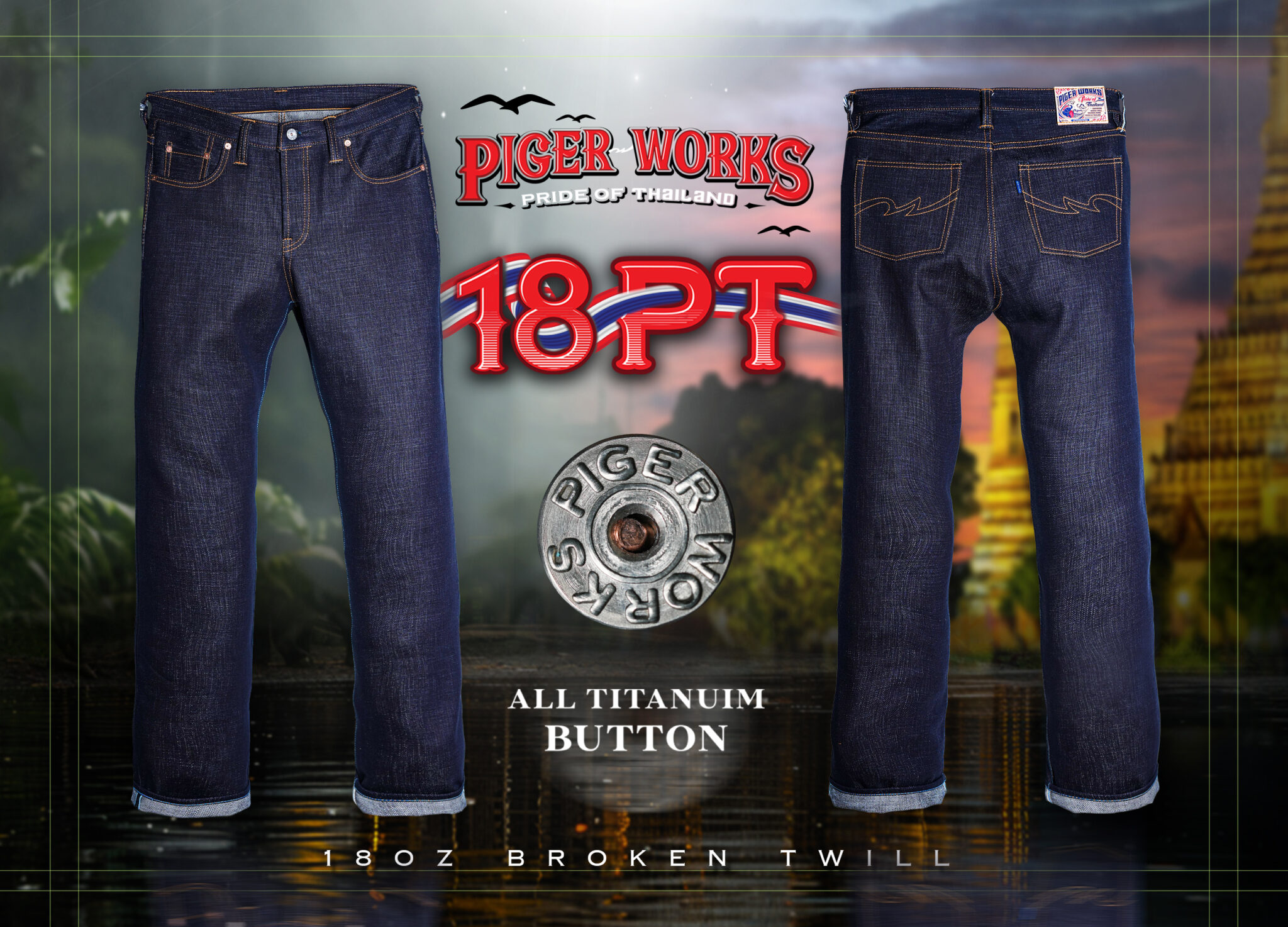 Official launch : 18PT 18 Oz Pride of Thailand - Pigerworks
